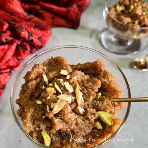 Akhrot Halwa | Walnut Halwa - Vanita's Corner