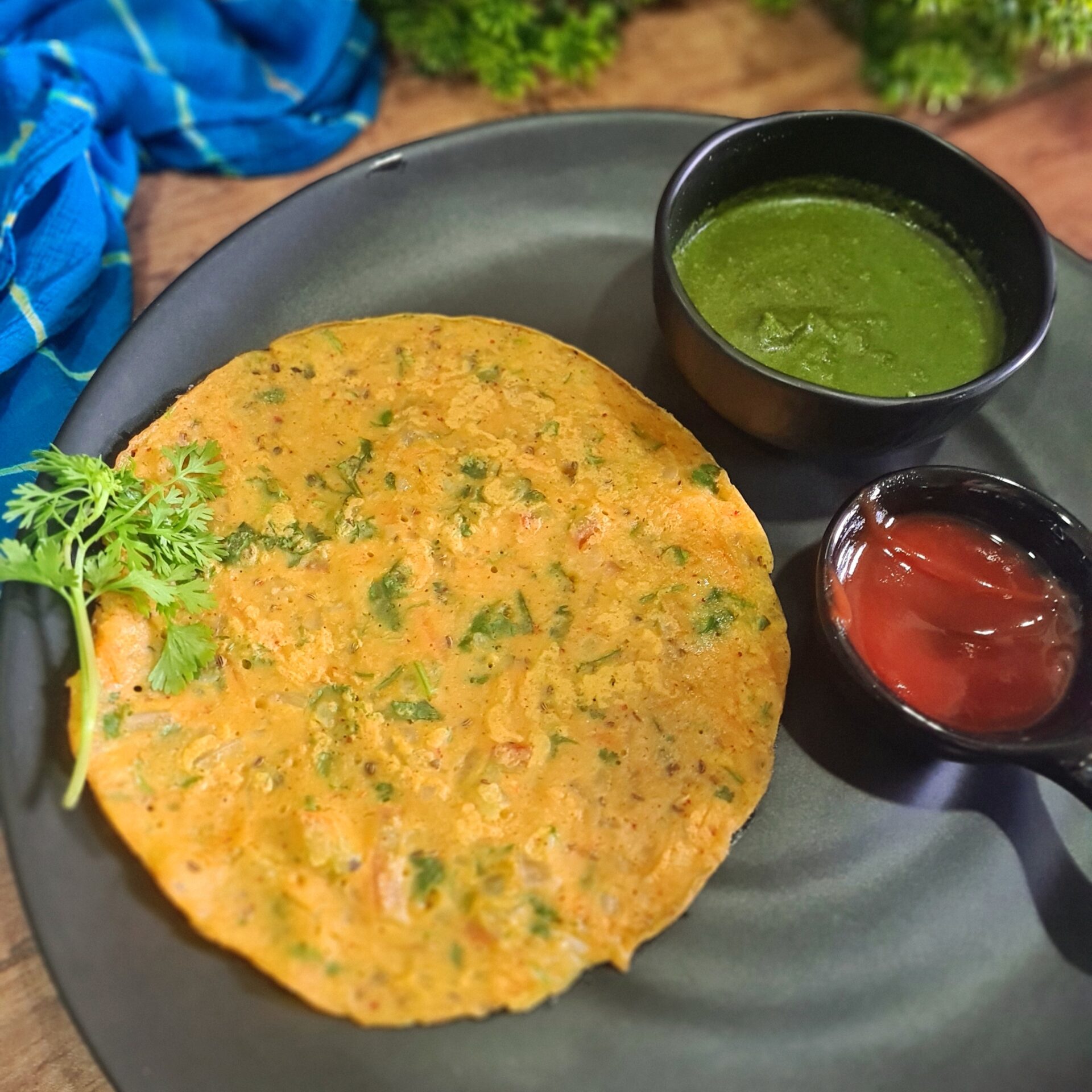 Oats Besan Cheela | Oats Besan Chilla - Vanita's Corner