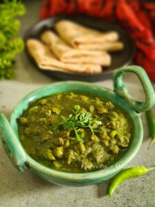 Fresh Green Chana Sabzi | Hare Chane ki Sabzi - Vanita's Corner