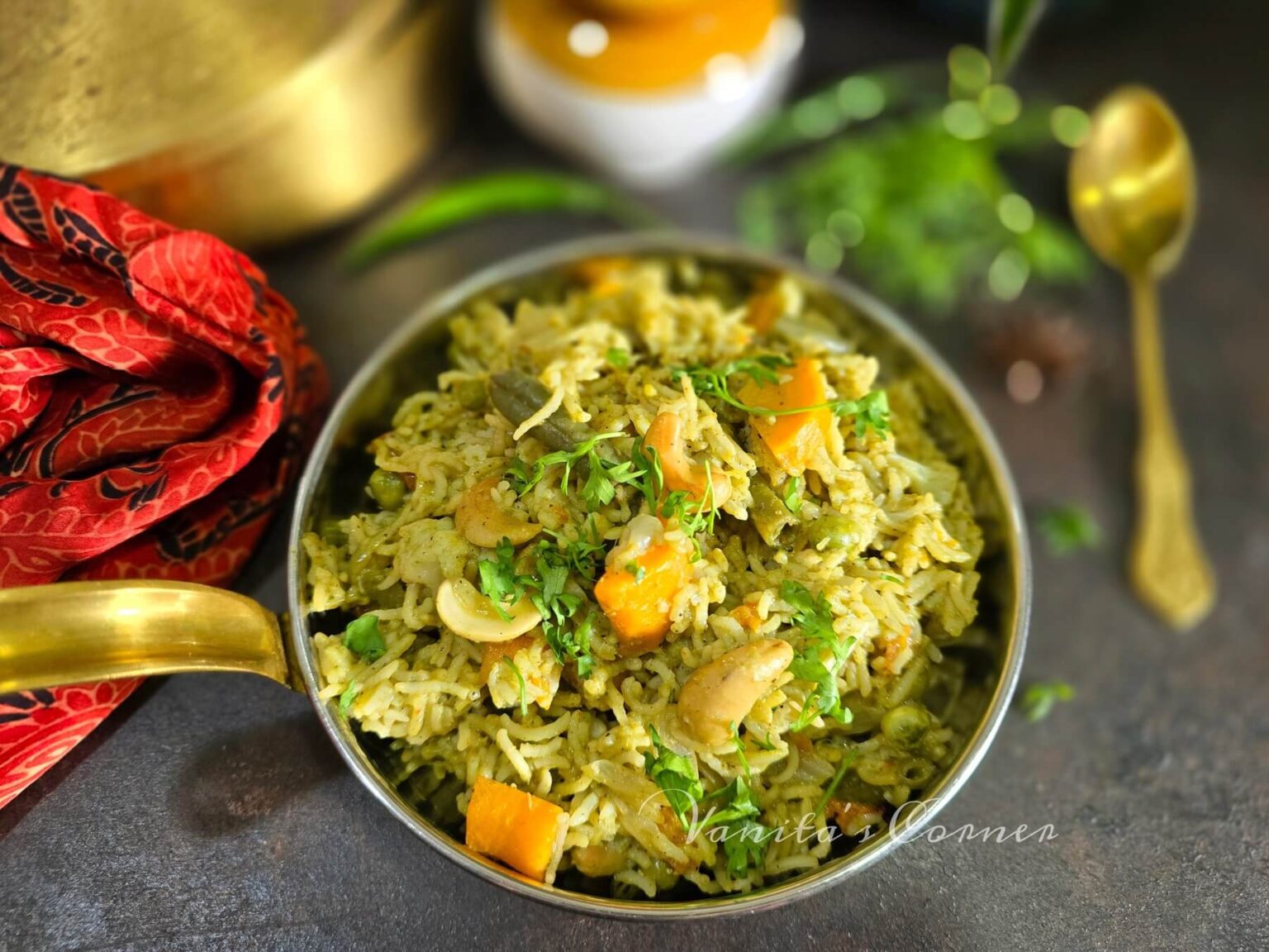Andhra style Vegetable Pulao | One Pot Andhra Vegetable Pulao - Vanita ...